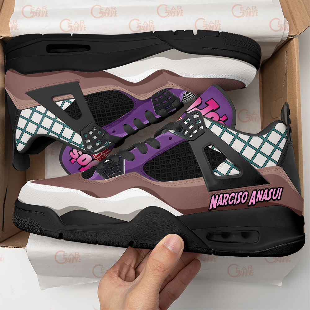 JJBA Narciso Anasui JoJo's Bizarre Adventure BJ4 Sneakers | JoJo's Bizarre Adventure Shop