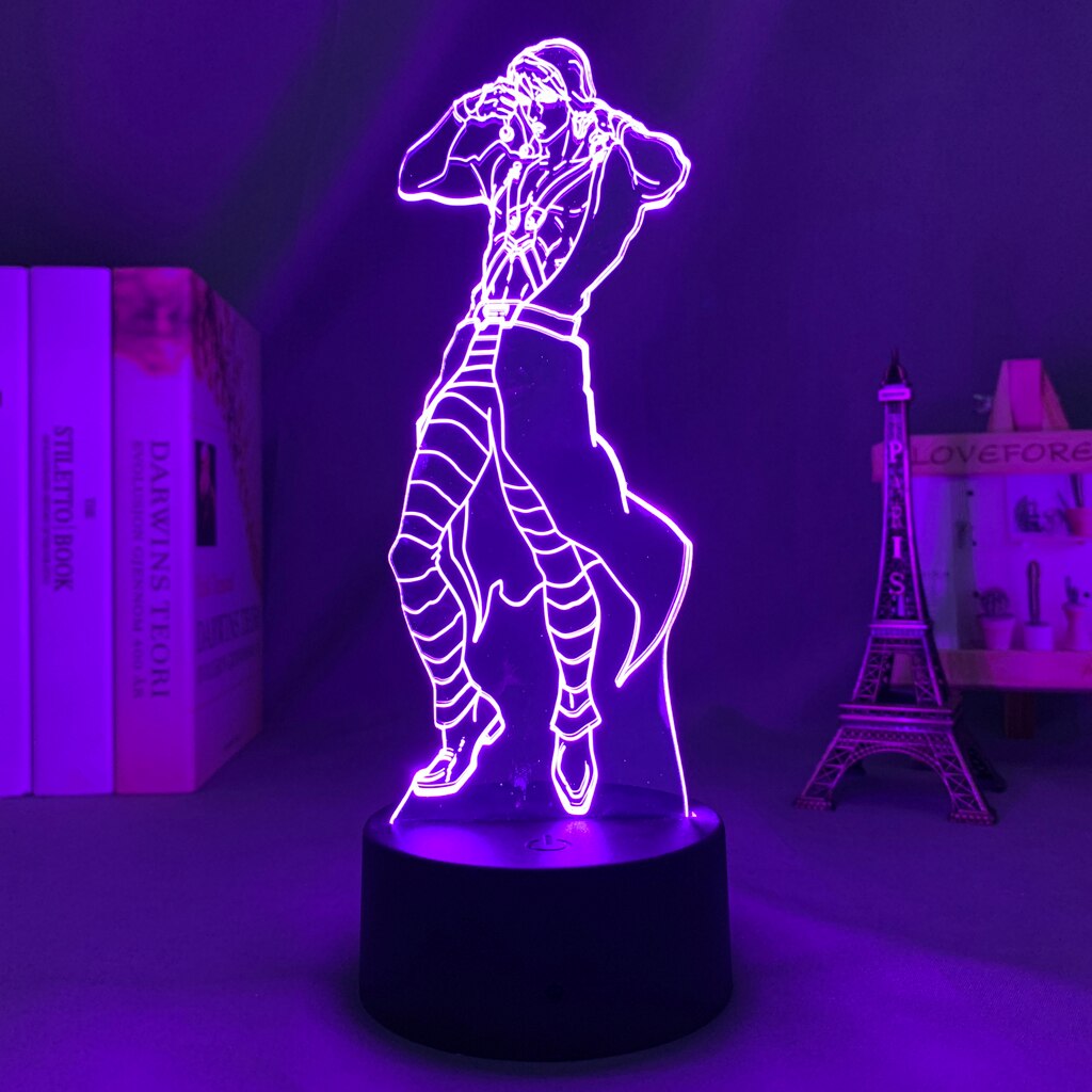 Jojo’s Bizarre Adventure 3D Lad Lamp | JoJo's Bizarre Adventure Shop
