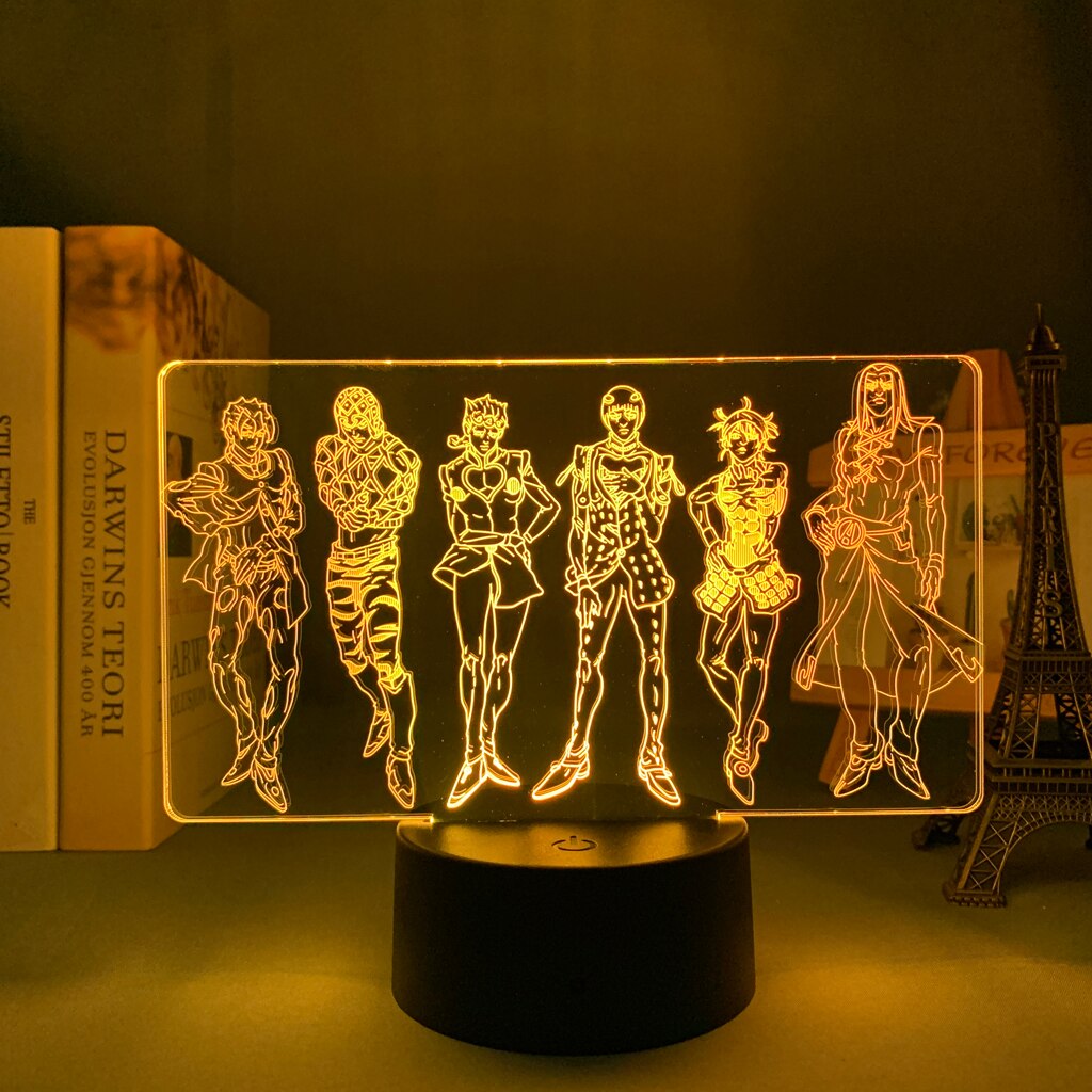 Jojo’s Bizarre Adventure 3D Lad Lamp | JoJo's Bizarre Adventure Shop