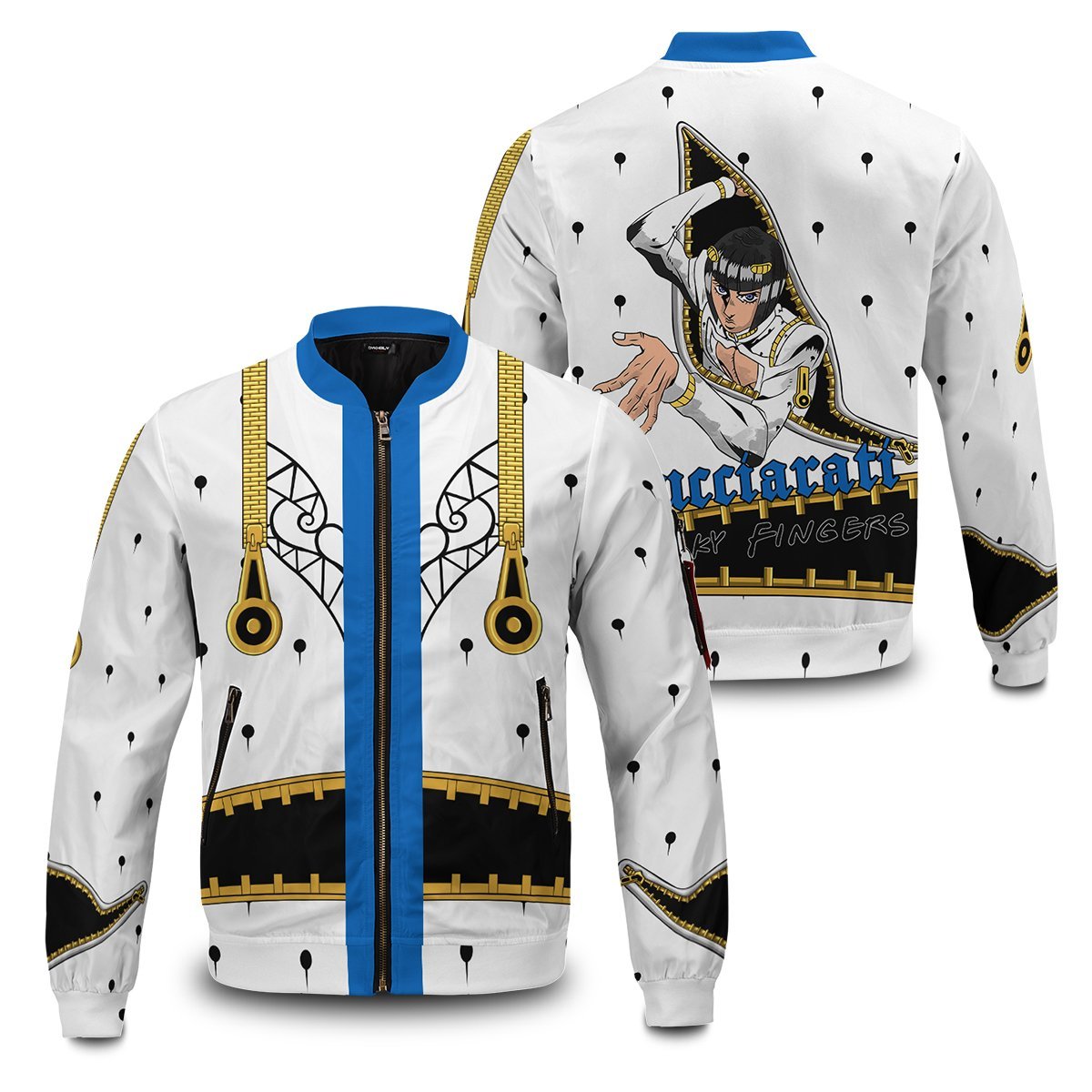 JJBA Sticky Fingers Bomber Jacket | JoJo's Bizarre Adventure Shop