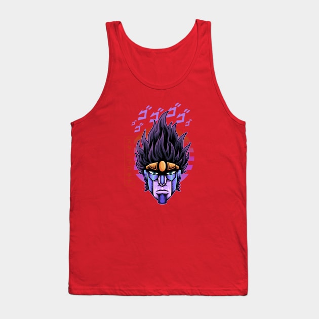 JJBA Jotaro Kujo Menacing Star Platinum Tank Top | JoJo's Bizarre ...