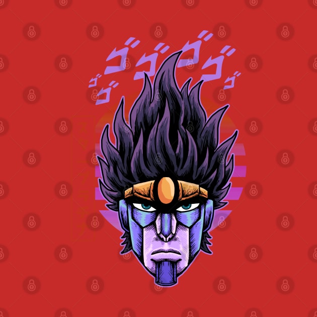JJBA Jotaro Kujo Menacing Star Platinum Tank Top | JoJo's Bizarre ...