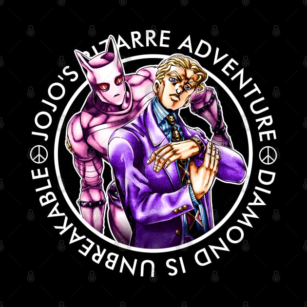 JJBA Kira Yoshikage Tapestry | JoJo's Bizarre Adventure Shop